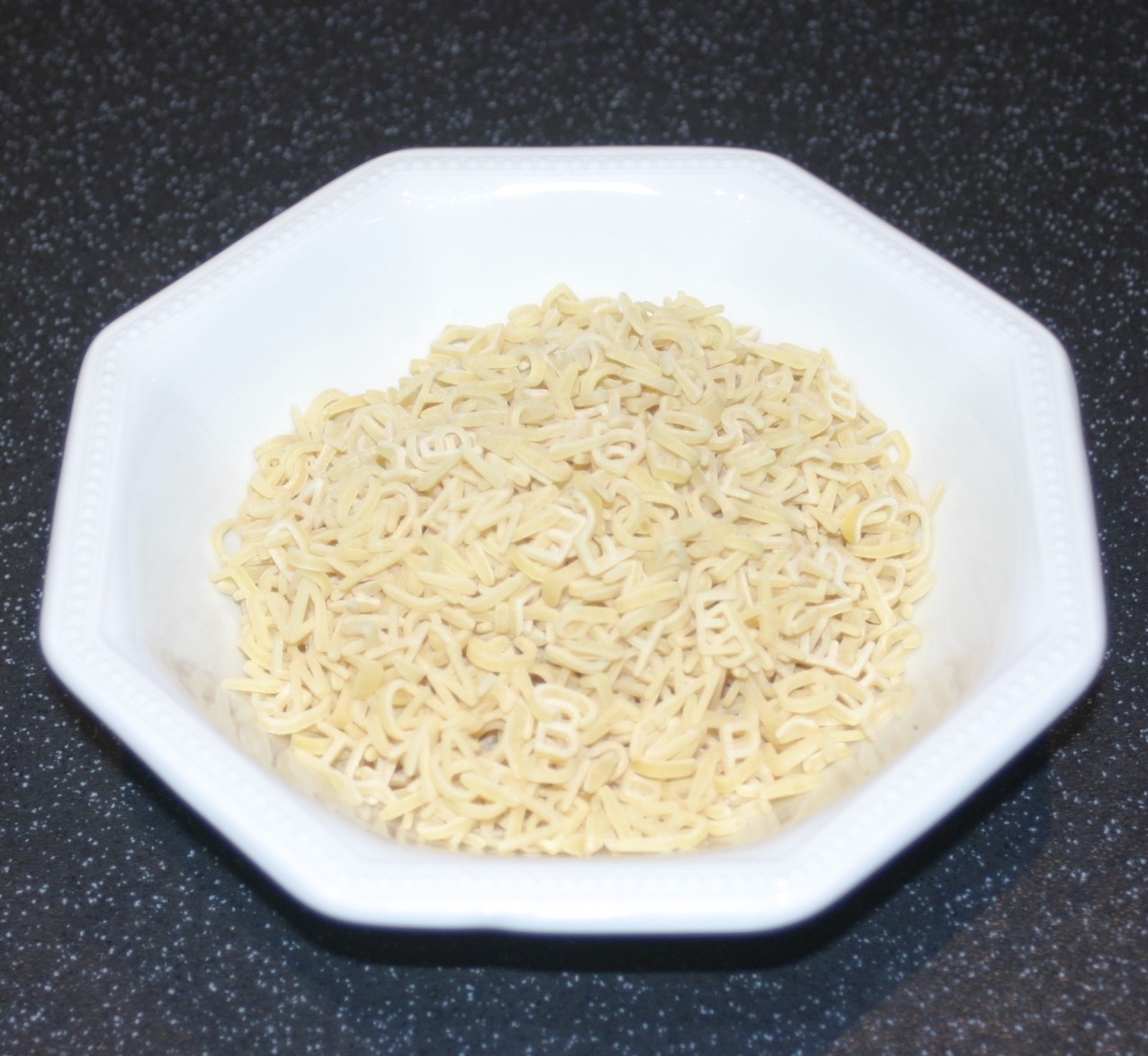 Alphabet Shape Pasta :: la-maison-de-cordelia